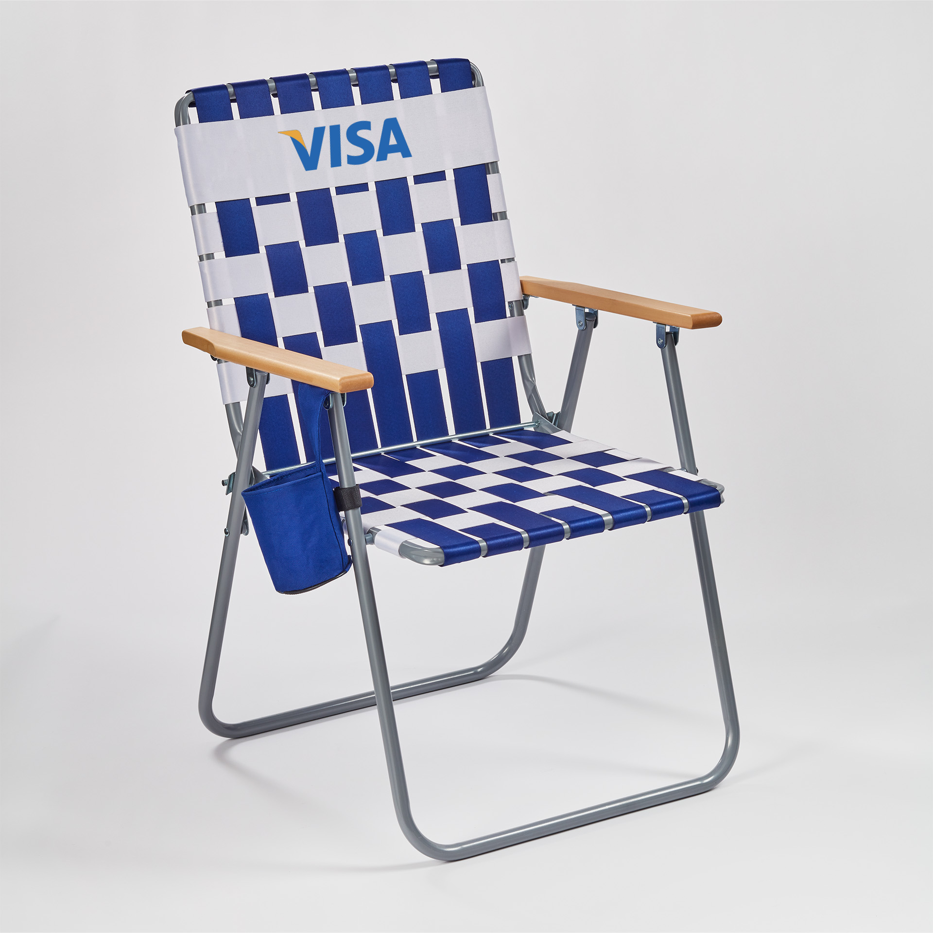 Retro Webbing Chair | Royal/White | Tables / Chairs / Displays ...